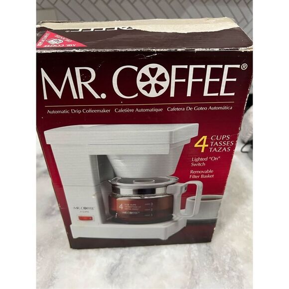 Mr. Coffee | Kitchen | Vintage Mr Coffee Electric4cup Coffee Maker ...